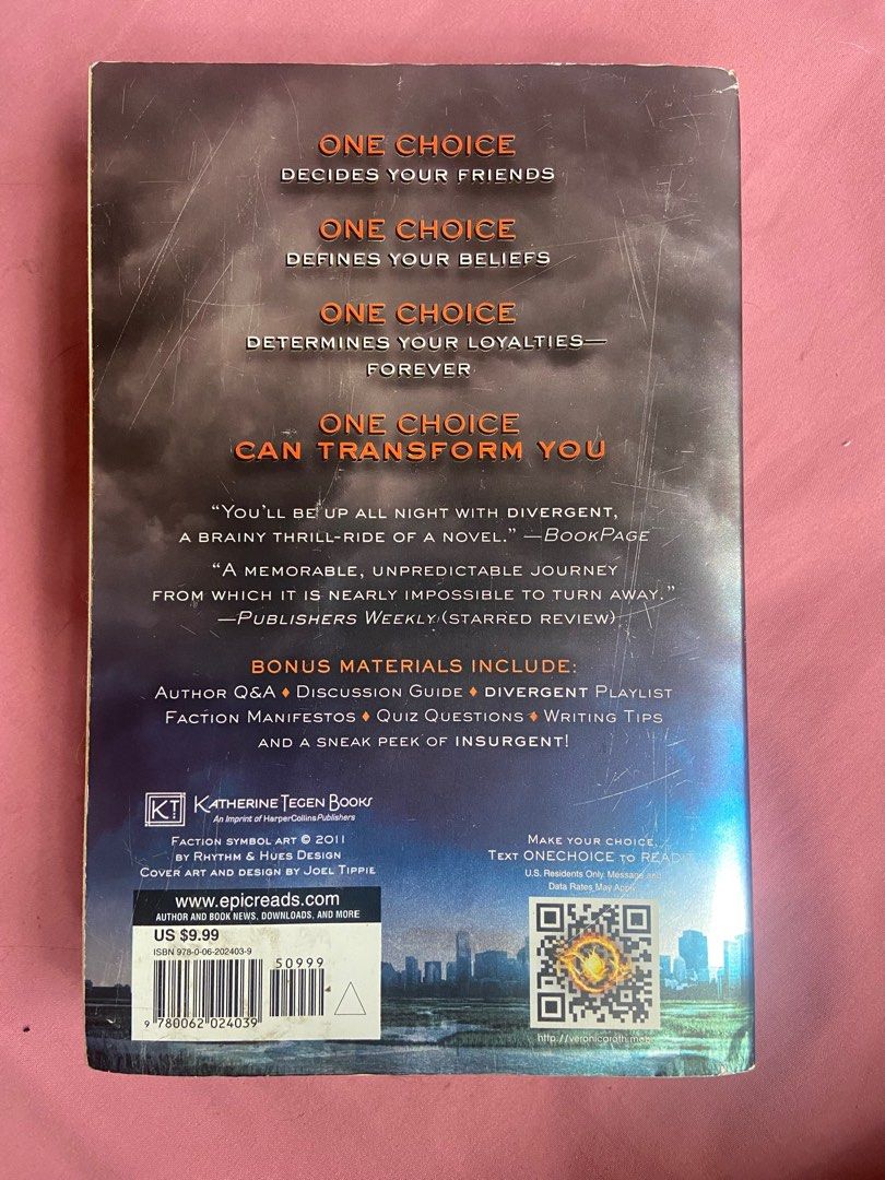 Divergent - Veronica Roth, Hobbies & Toys, Books & Magazines, Fiction ...