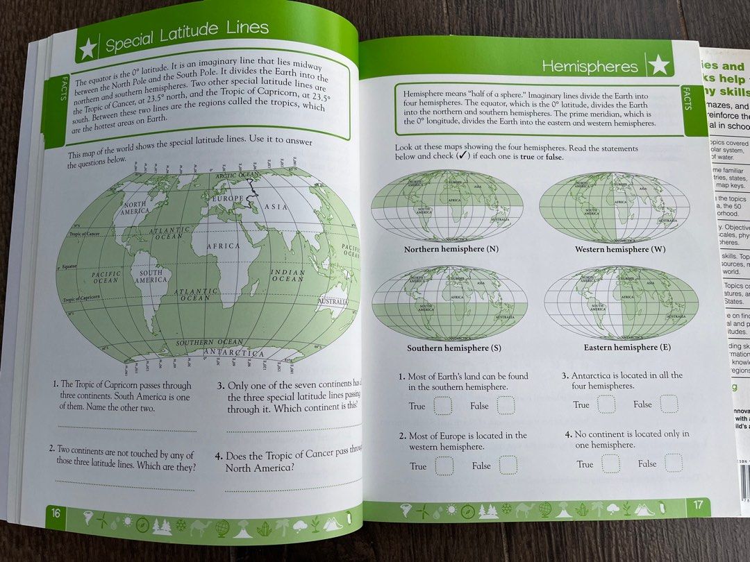 DK workbooks Geography Learn and Explore 4th&5th Grade, Hobbies & Toys ...
