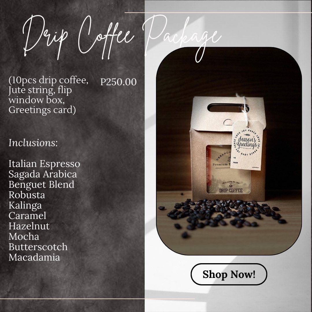 Drip coffee package, Furniture & Home Living, Kitchenware & Tableware ...