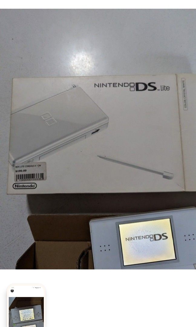 DS console life boxes with manuals, Video Gaming, Video Game Consoles ...