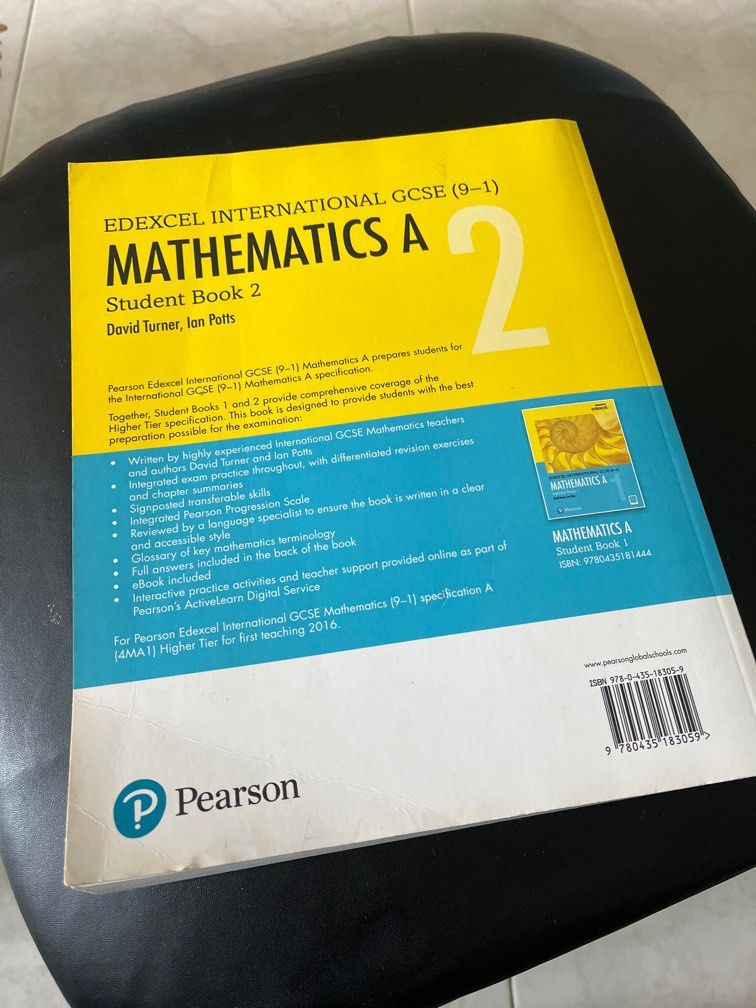 Edexcel IGCSE Mathematics A student book 2, Hobbies & Toys, Books & Magazines, Textbooks on ...
