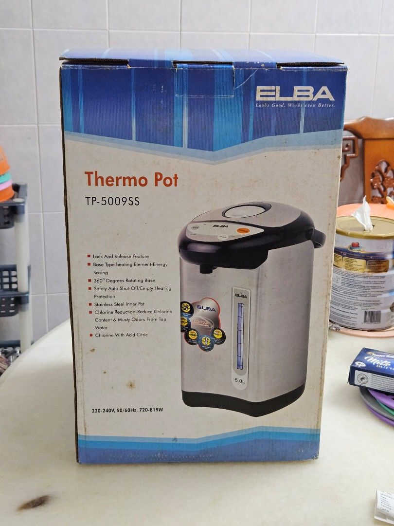 ELBA Thermo Pot, TV & Home Appliances, Kitchen Appliances, Kettles ...