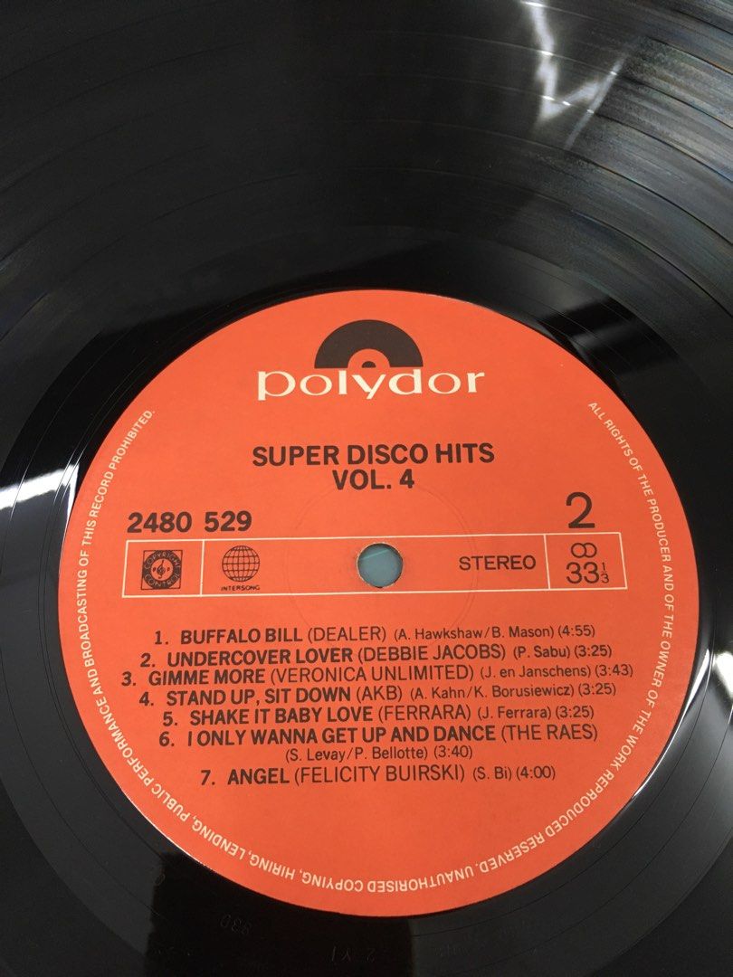 (Eng LP) Super Disco Hits vol 4, Hobbies & Toys, Music & Media, Vinyls ...