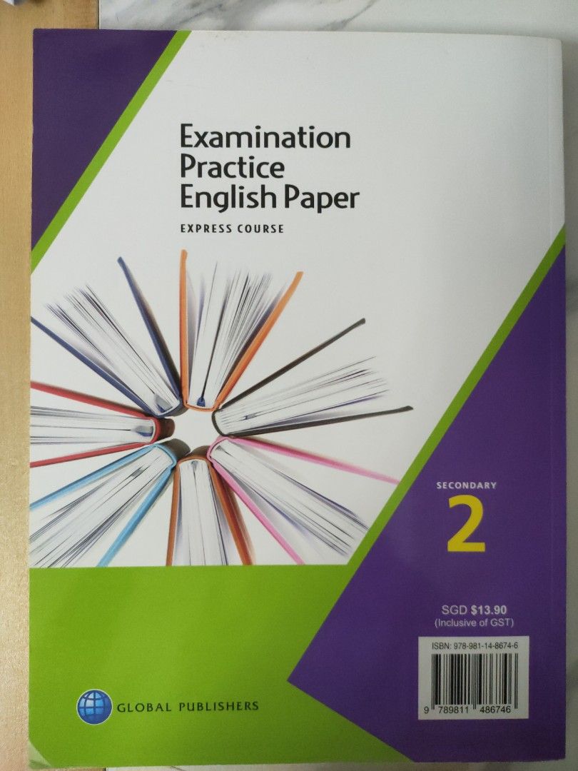 Examination Practice English Paper for Sec2 Express, Hobbies & Toys ...
