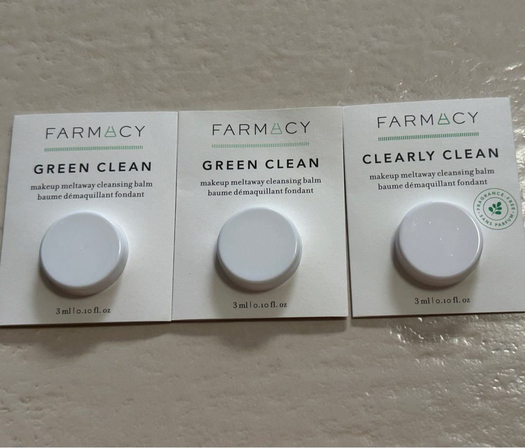 Farmacy cleansing balm samples, Beauty & Personal Care, Face, Face Care ...