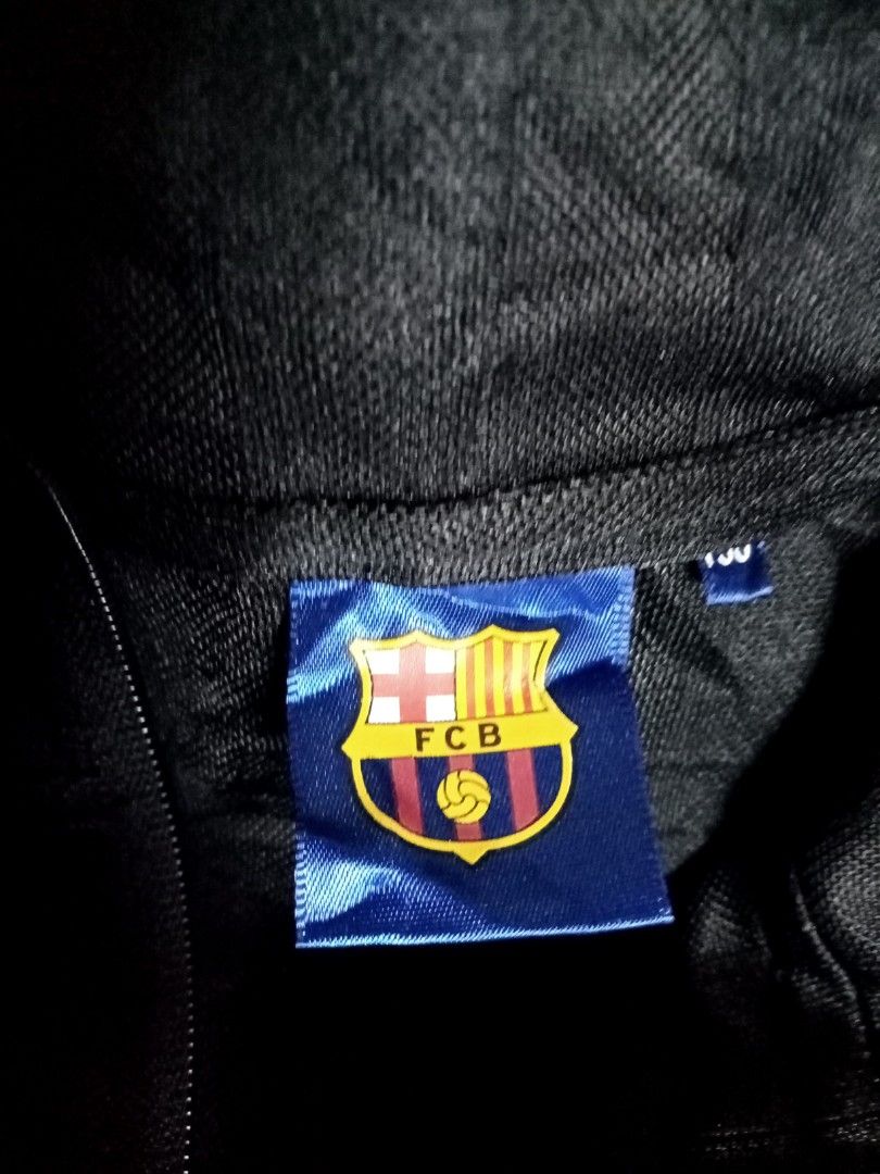 FCB jacket, Men's Fashion, Coats, Jackets and Outerwear on Carousell