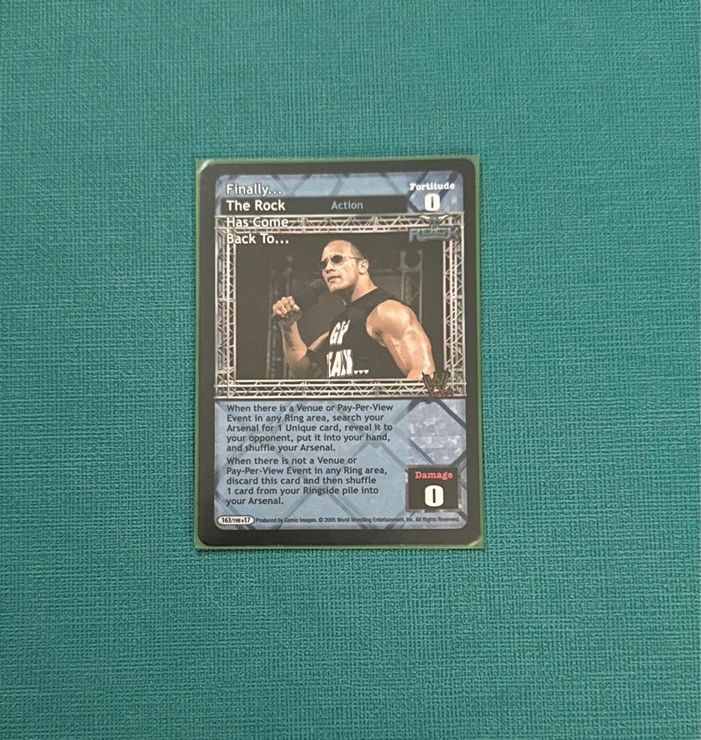 Finally..The Rock Has Come To.. WWF WWE RAW DEAL, Hobbies & Toys, Toys ...