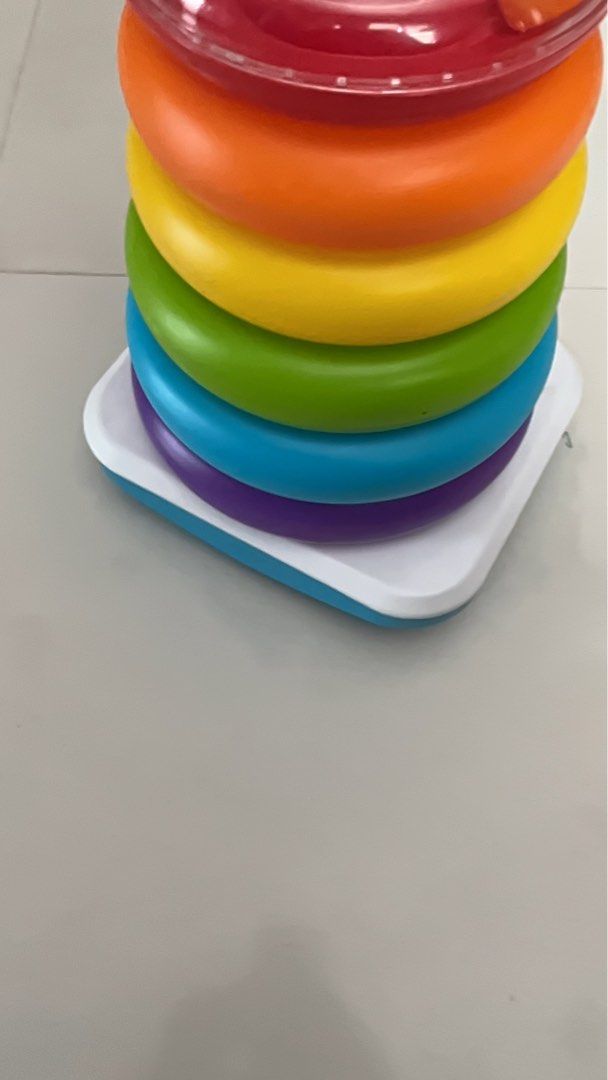 Fisher Price Giant Rock-A-Stack Super Sized Stacking Rings Problem ...
