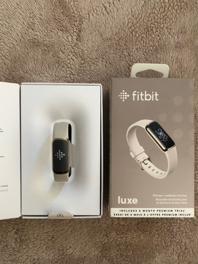 Fitbit Luxe White/Gold, Mobile Phones & Gadgets, Wearables & Smart ...