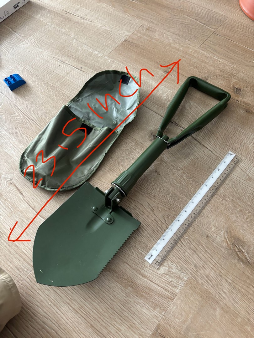 Foldable Shovel camping army green portable jimny military utilitarian ...