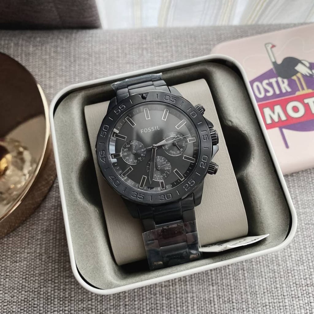 Fossil BQ2587 Bannon Multifunction Black Stainless Steel Watch ️1.210jt ...