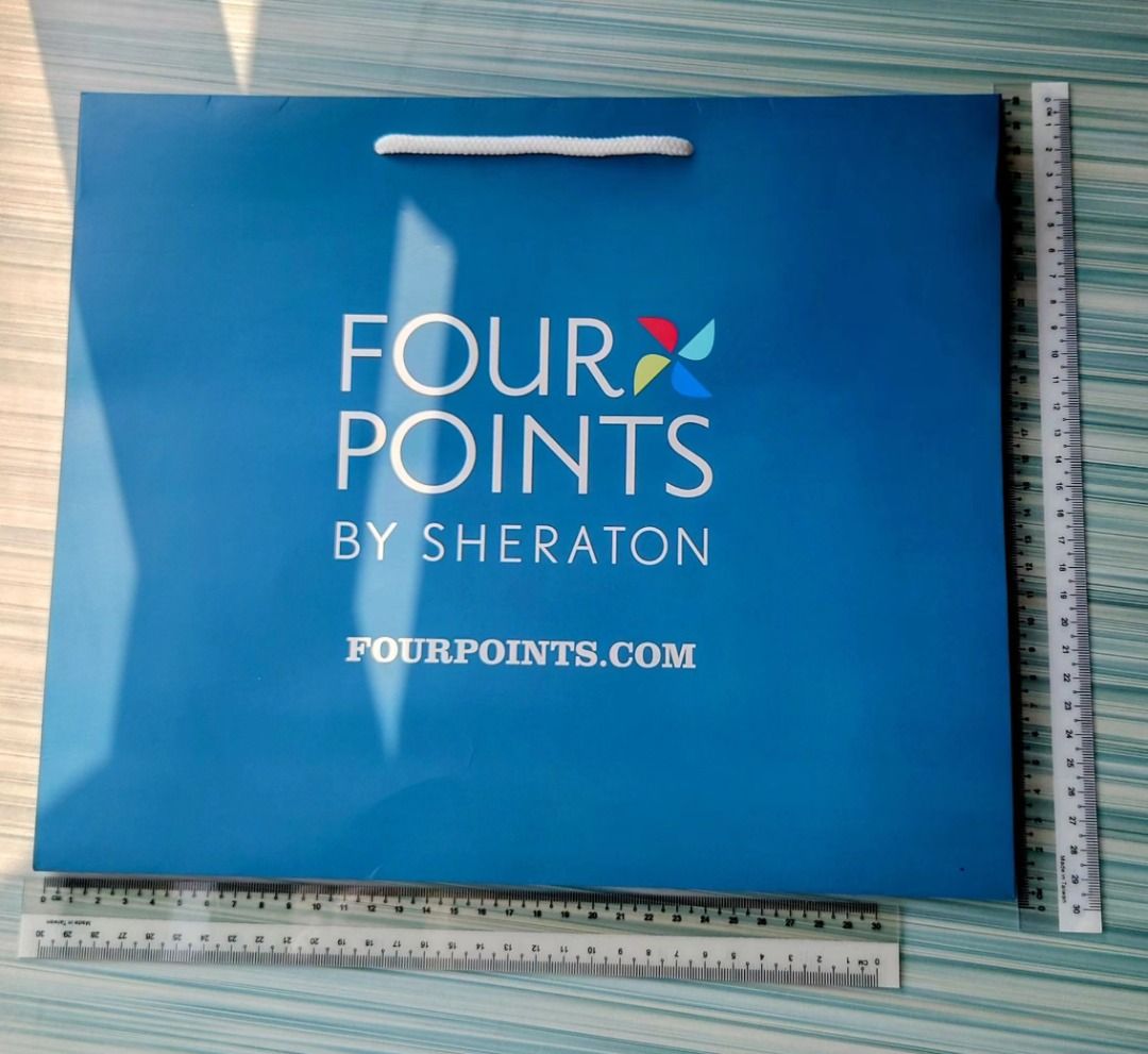 Four Points by Sheraton Hotel Paper Bag, Luxury, Accessories on Carousell