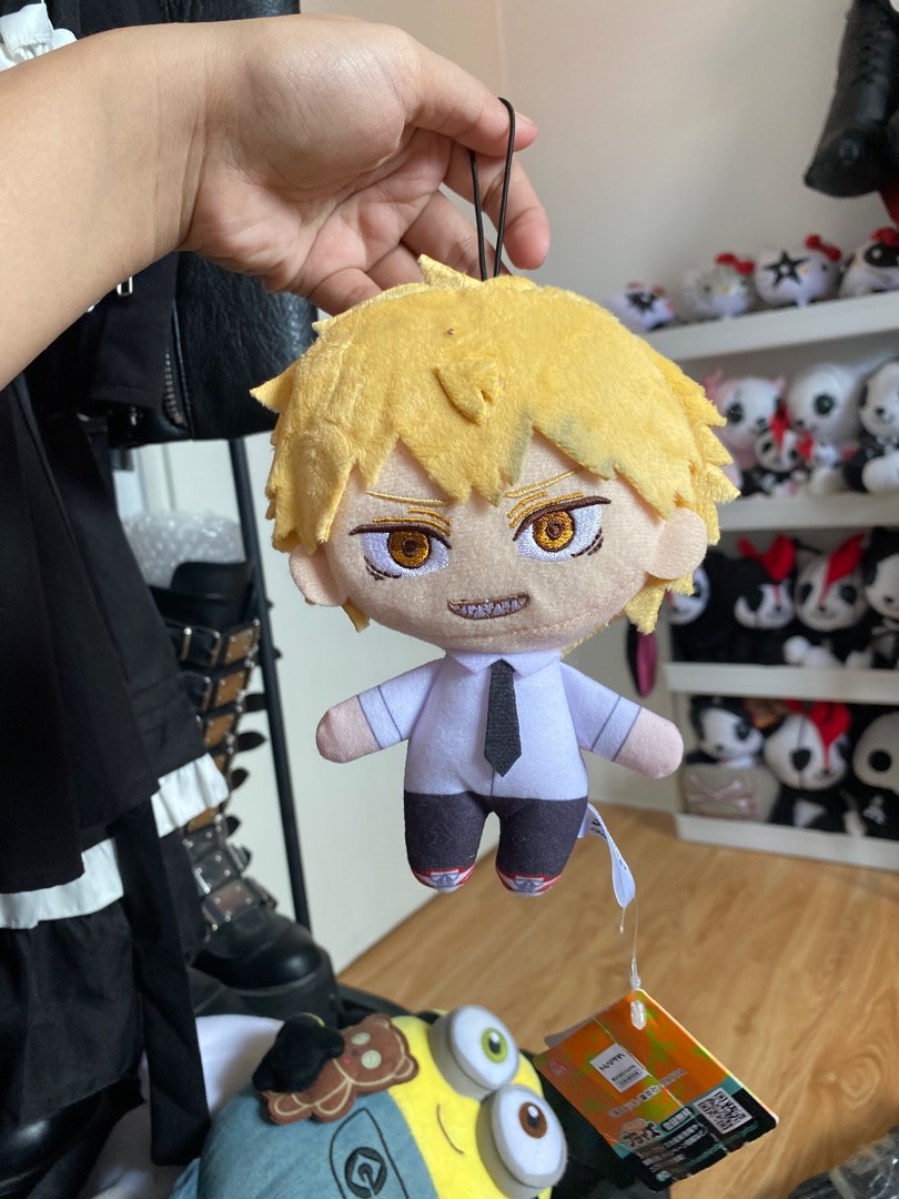 Furyu Chainsawman Denji Charm Keychain Plush Doll, Hobbies & Toys, Toys ...