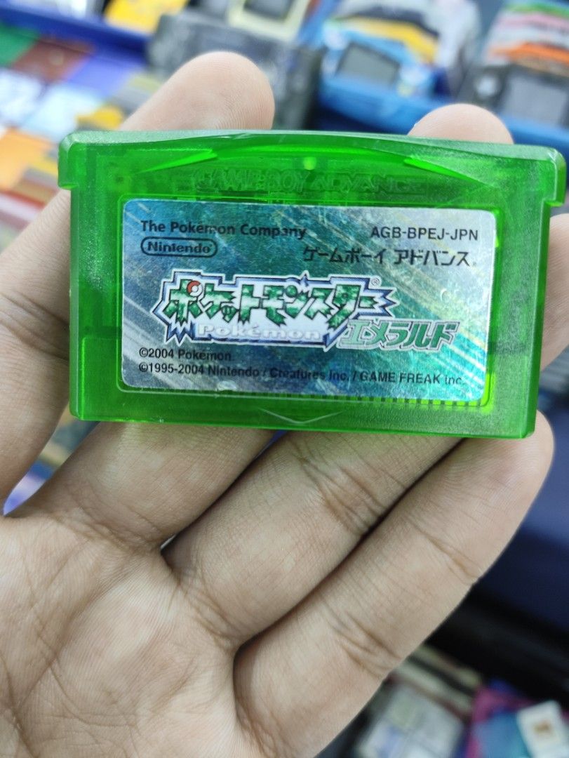 GBA Gameboy Advance Cartridge Pokemon Emerald (Authentic, Japan), Video ...