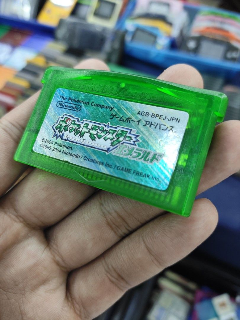 GBA Gameboy Advance Cartridge Pokemon Emerald (Authentic, Japan), Video ...