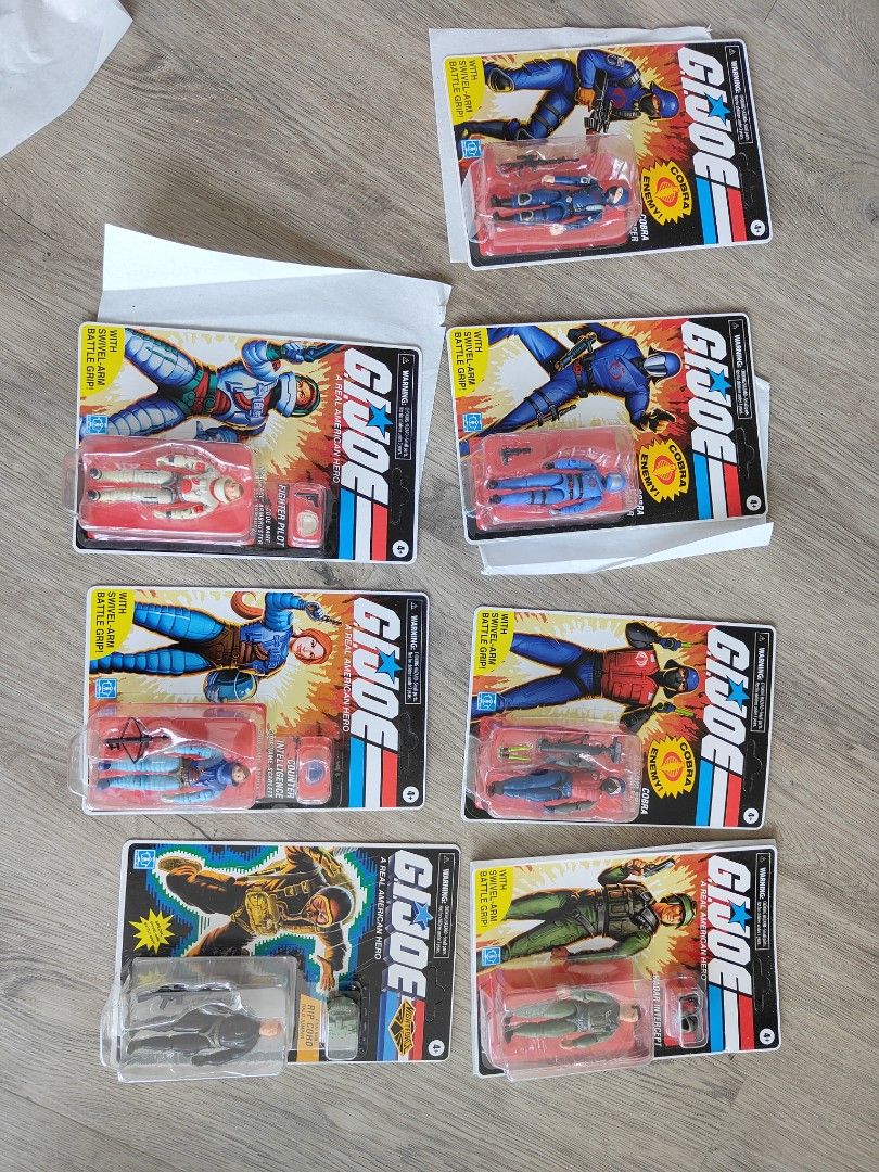 G.I. JOE 2023 HASLAB SKYSTRIKER (XP-14F) COMPLETE Sealed w/all 7 ...