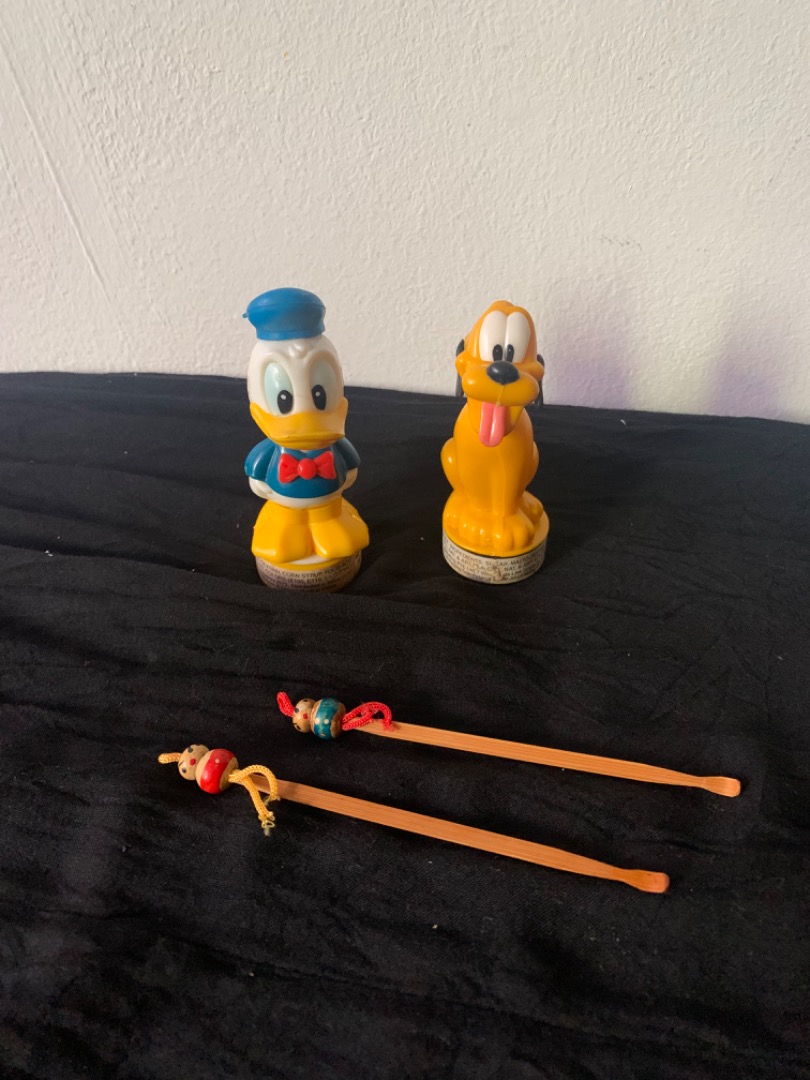 Geoffrey n donald duck container n eat prick, Furniture & Home Living ...