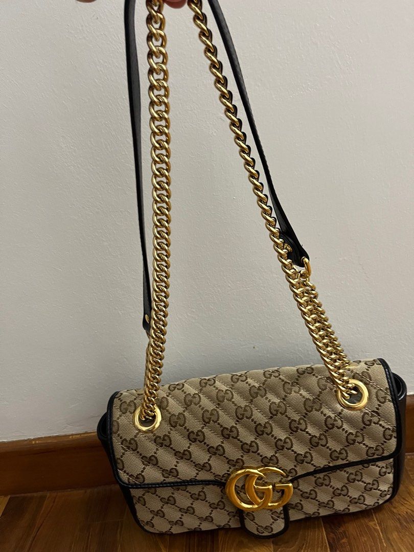 Gucci Med Marmont Bag, Luxury, Bags & Wallets on Carousell
