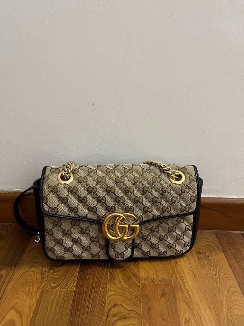 Gucci Med Marmont Bag, Luxury, Bags & Wallets on Carousell