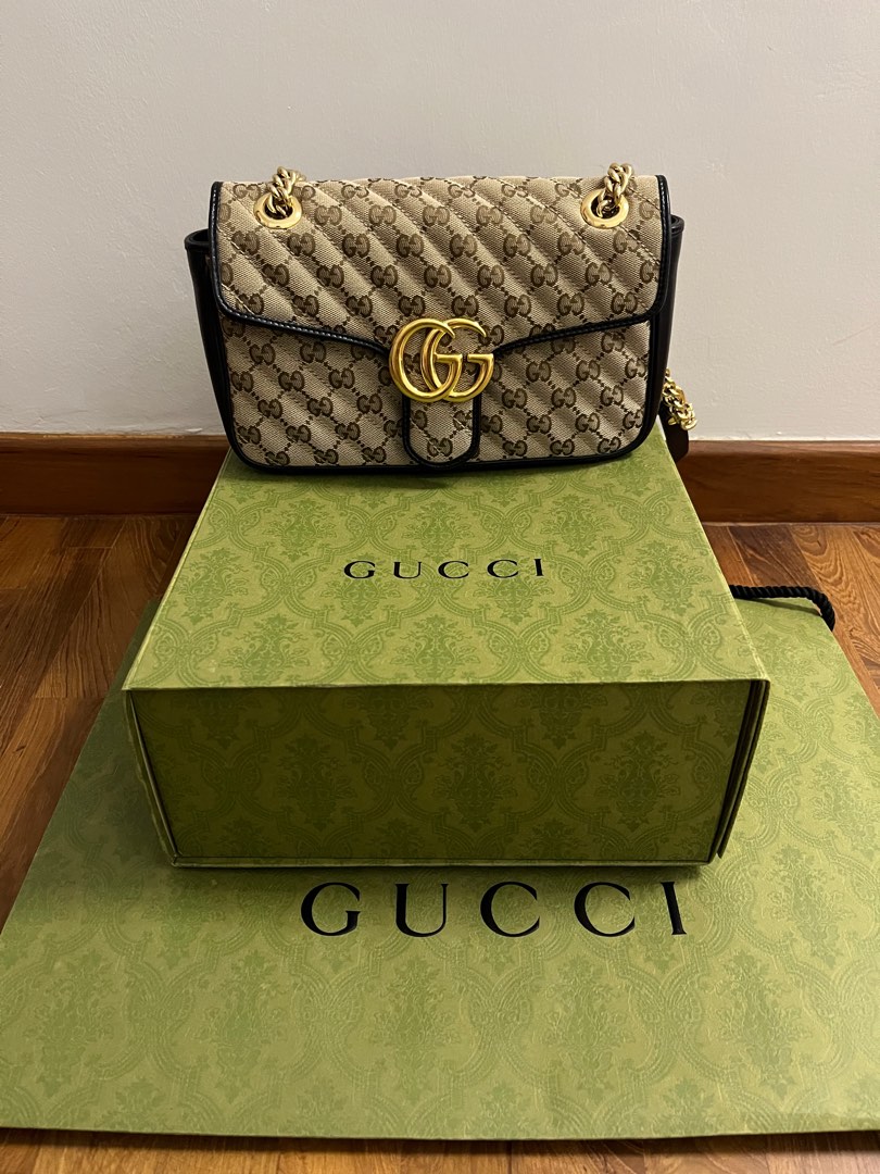 Gucci Med Marmont Bag, Luxury, Bags & Wallets on Carousell