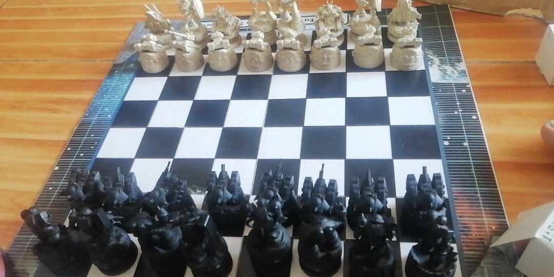 GUNDAM CHESS SET, Hobbies & Toys, Toys & Games on Carousell
