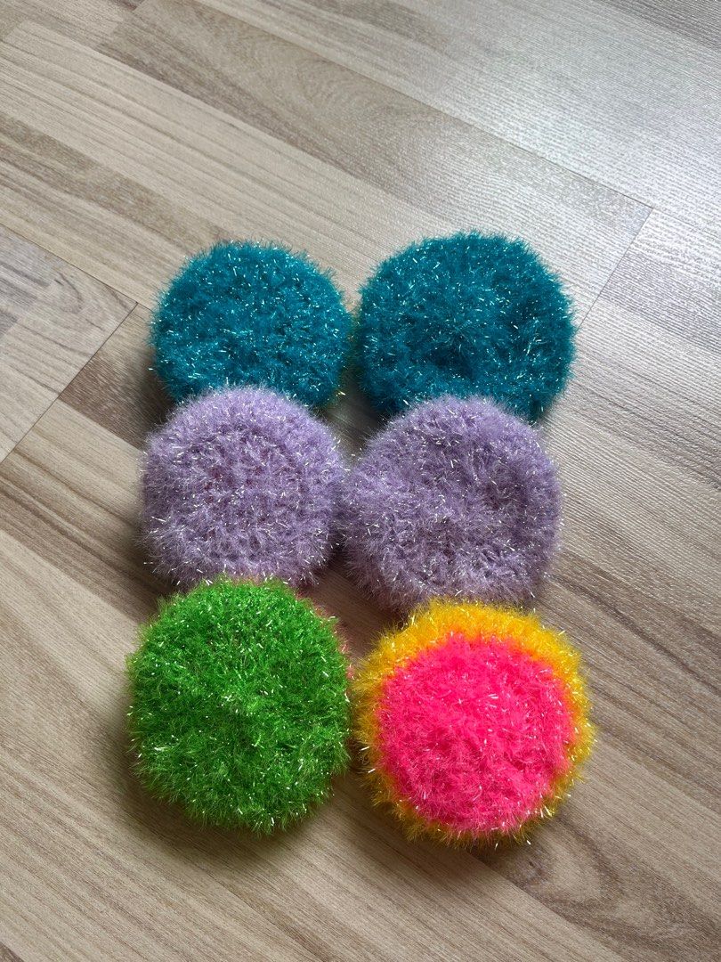 Dishwashing Scrubbies (HANDMADE), Hobbies & Toys, Stationery & Craft ...