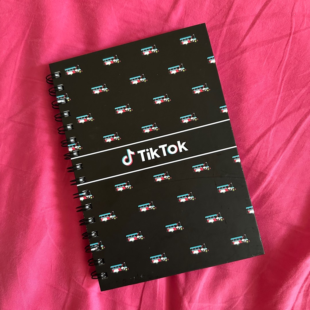Hardbound Lined Tiktok Notebook, Hobbies & Toys, Stationary & Craft ...