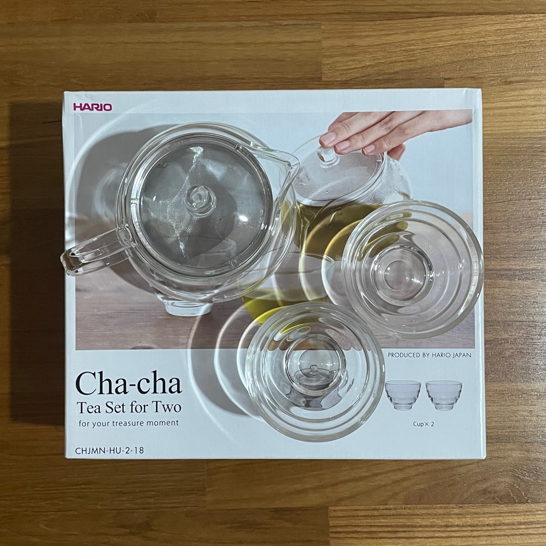 Hario Cha-cha Tea Set for Two, Furniture & Home Living, Kitchenware ...