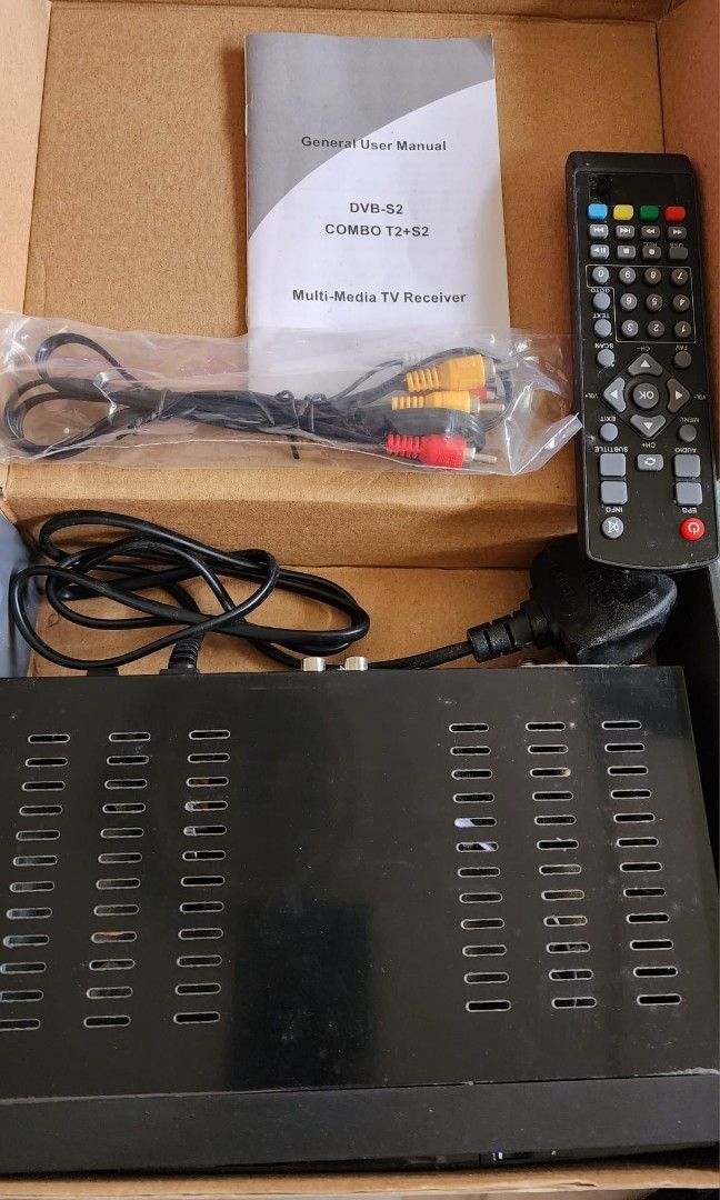HD Digital DVB-T2 & S2 Combo Set Top Box, TV & Home Appliances, TV ...