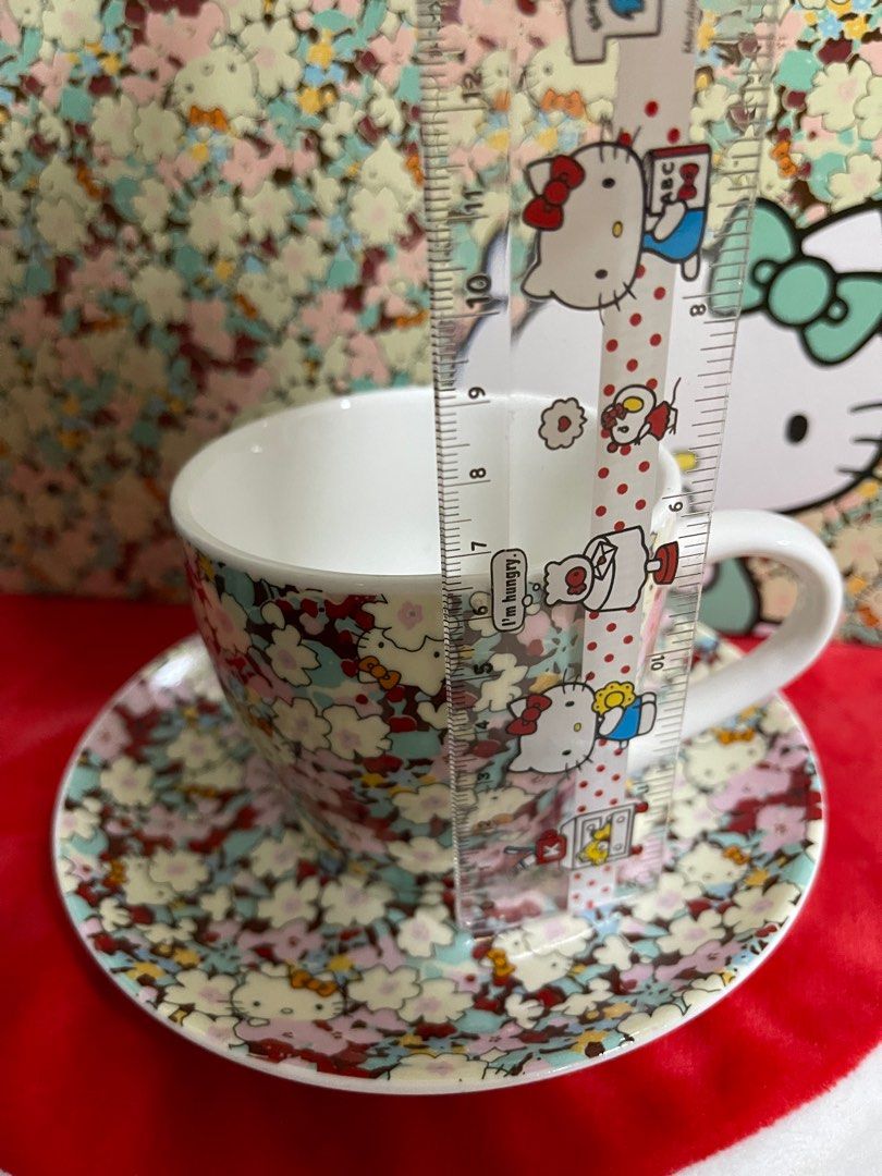 Hello kitty liberty cup and saucer with box, Food & Drinks, Other Food ...