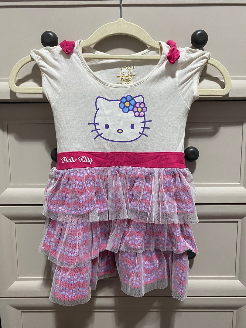 Hello Kitty Tutu Dress, Babies & Kids, Babies & Kids Fashion on Carousell
