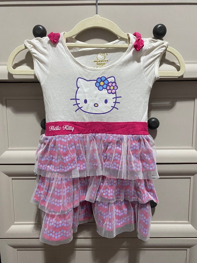 Hello Kitty Tutu Dress, Babies & Kids, Babies & Kids Fashion on Carousell