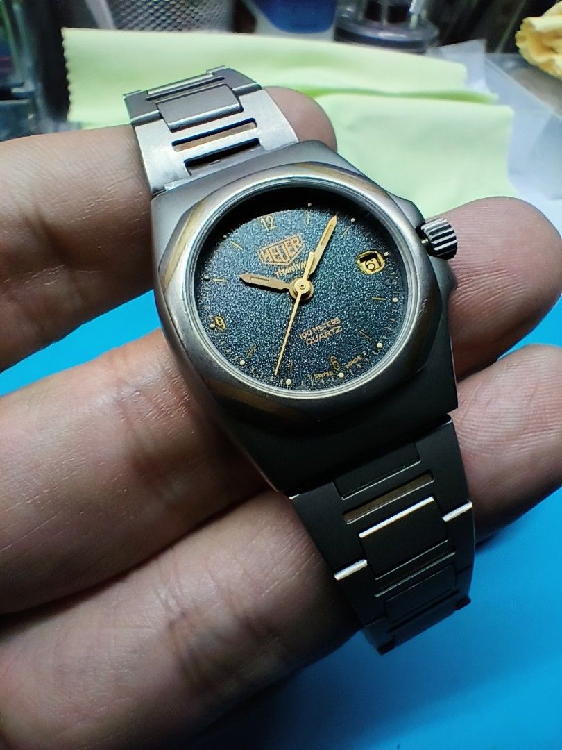 Heuer Ladies Titanium Quartz Watch, Men's Fashion, Watches ...