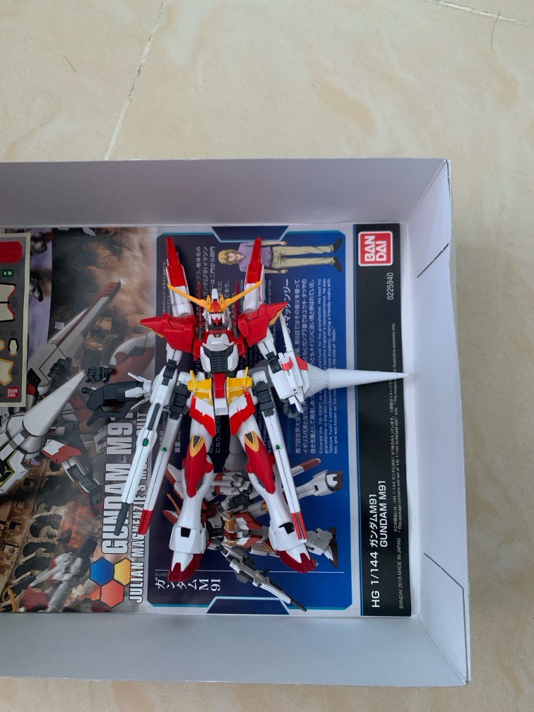 HGBF Gundam M91 高達模型 hg mg hguc, 興趣及遊戲, 玩具 & 遊戲類 - Carousell