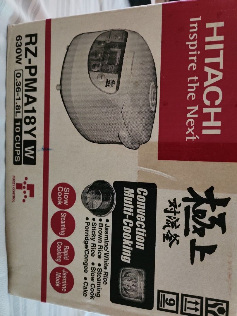 Hitachi Rice Cooker, TV & Home Appliances, Kitchen Appliances, Cookers ...