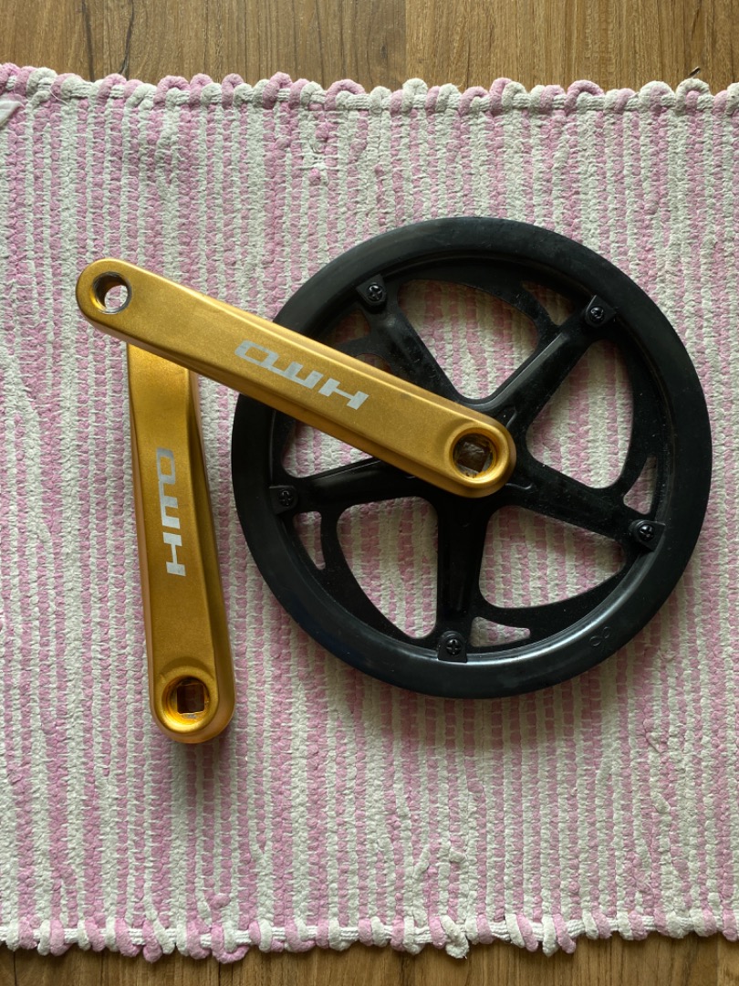 Hito bike cran set, Sports Equipment, Bicycles & Parts, Parts & Accessories on Carousell