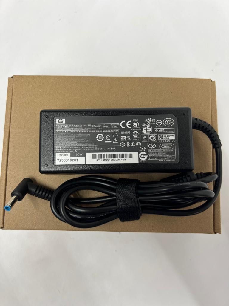 Hp Laptop Adapter blue Pin AC Charger A+ Quality 1 to 1 change Warrenty ...