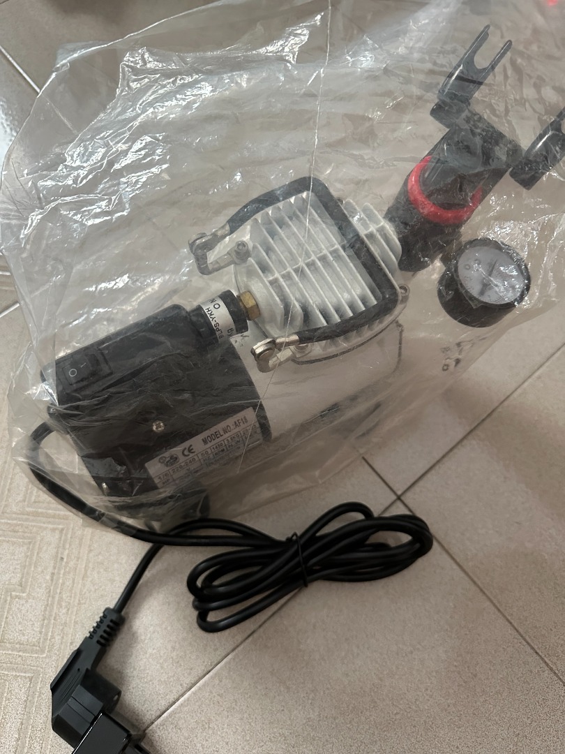 HSENG Pro Air Compressor W/ 1.5M Hose suitable for Painting Gundam ...