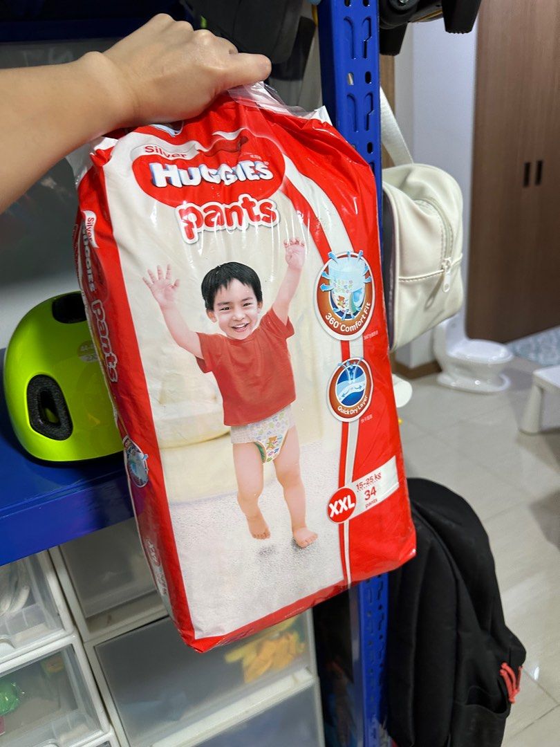 Huggies XXL pant, Babies & Kids, Bathing & Changing, Diapers & Baby Wipes on Carousell