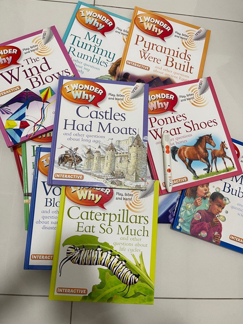I wonder why 12 books set with interactive pen Ting, Hobbies & Toys ...