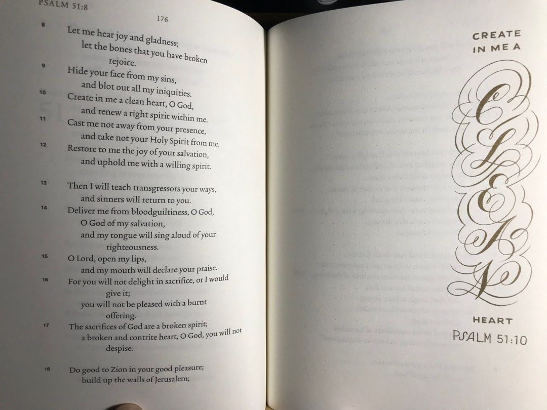 Illuminated Scripture Journal (ESV) - Psalms (Brand new), Hobbies ...