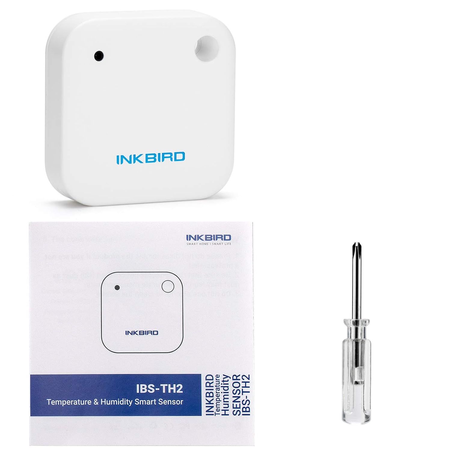 Inkbird Wireless Thermometer Humidity and Temperature Monitor, IBS-TH2 ...