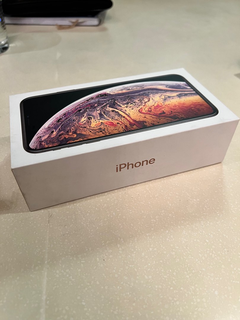 Iphone Xs Max box gold 256gb, Mobile Phones & Gadgets, Mobile Phones ...
