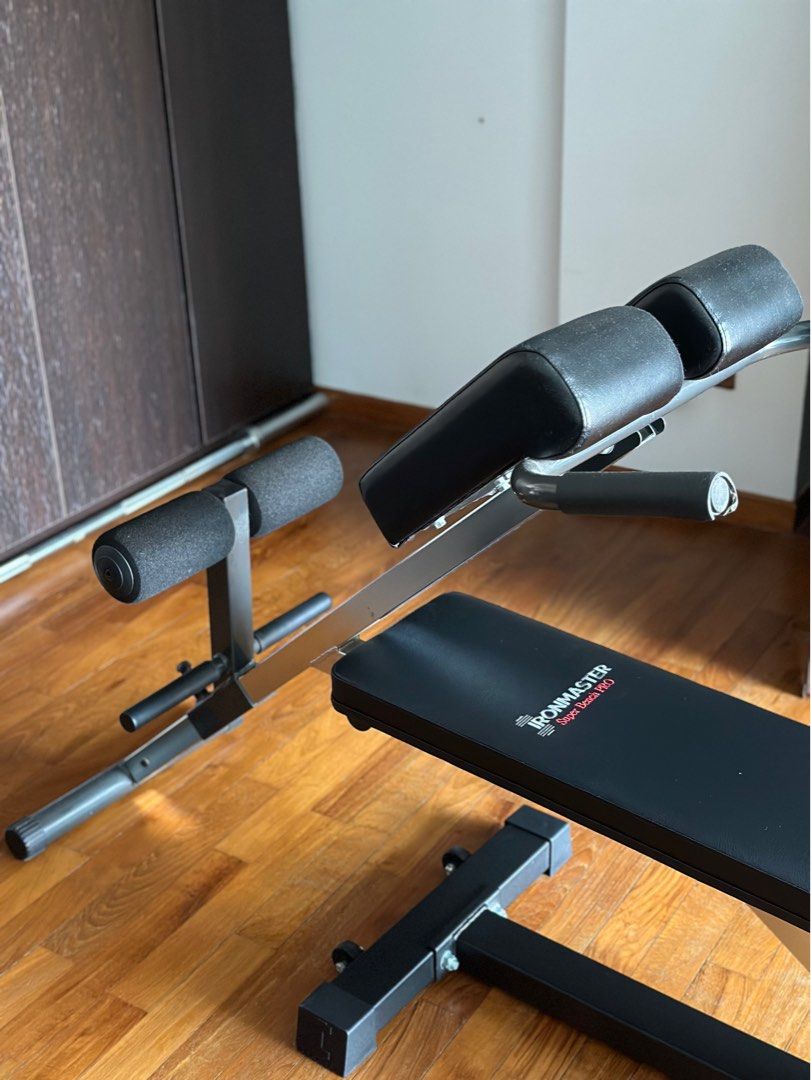 Ironmaster Super Bench Pro attachments, Sports Equipment, Exercise ...