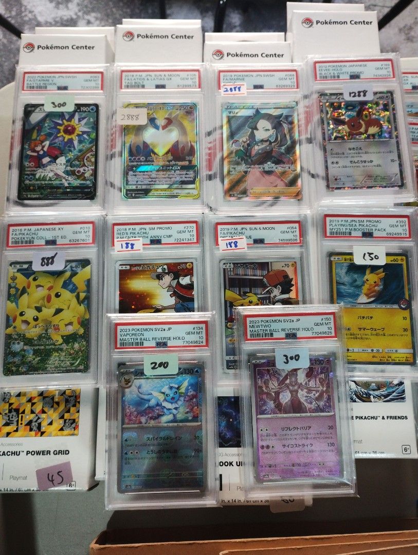 Japanese Pokemon PSA 10 Slabs, Hobbies & Toys, Toys & Games on Carousell