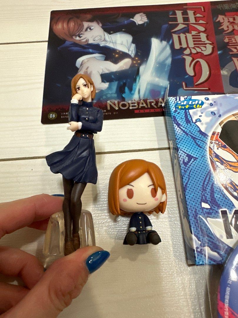 JJK Nobara merch set - nobara mini fig / nobara mini figure / nobara ...