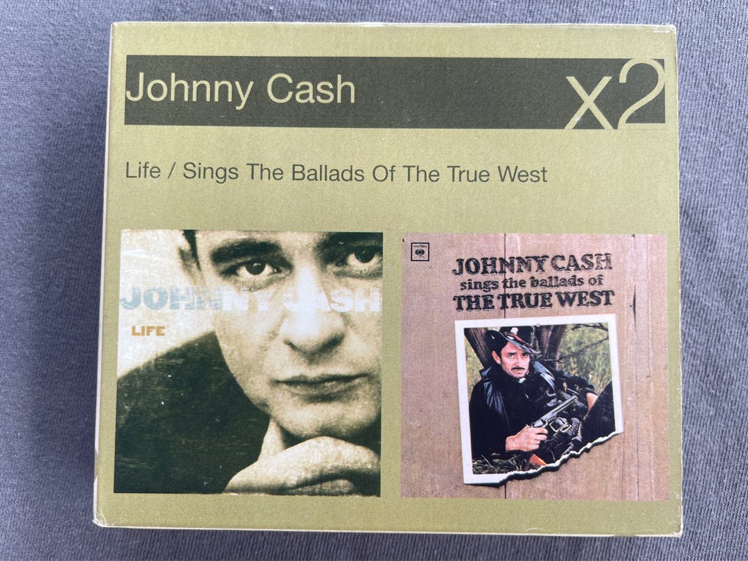 JOHNNY CASH - LIFE / SINGS THE BALLADS OF THE TRUE WEST ( 2CD ...