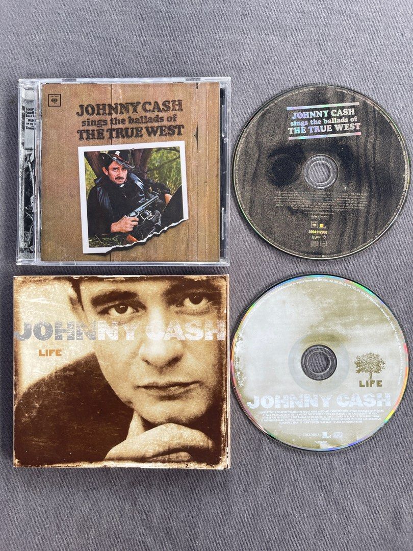 JOHNNY CASH - LIFE / SINGS THE BALLADS OF THE TRUE WEST ( 2CD ...