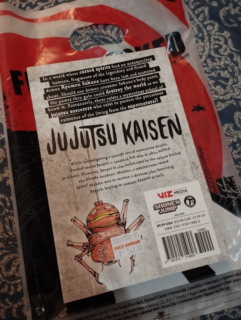 Jujutsu Kaisen Book 4 - Gojo Cover - Brand New, Hobbies & Toys, Books ...