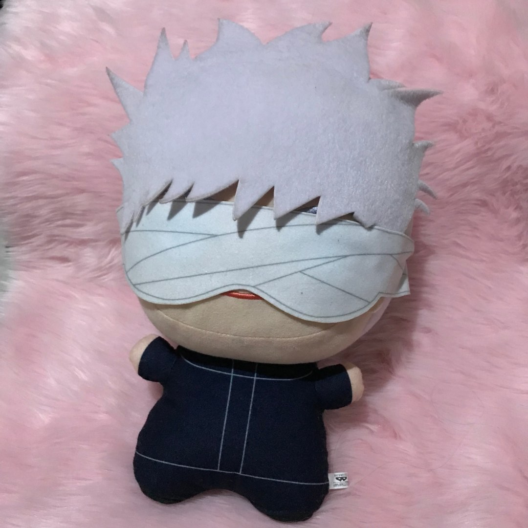 Jujutsu Kaisen Gojo Satoru Chibigurumi Big Plush, Hobbies & Toys ...